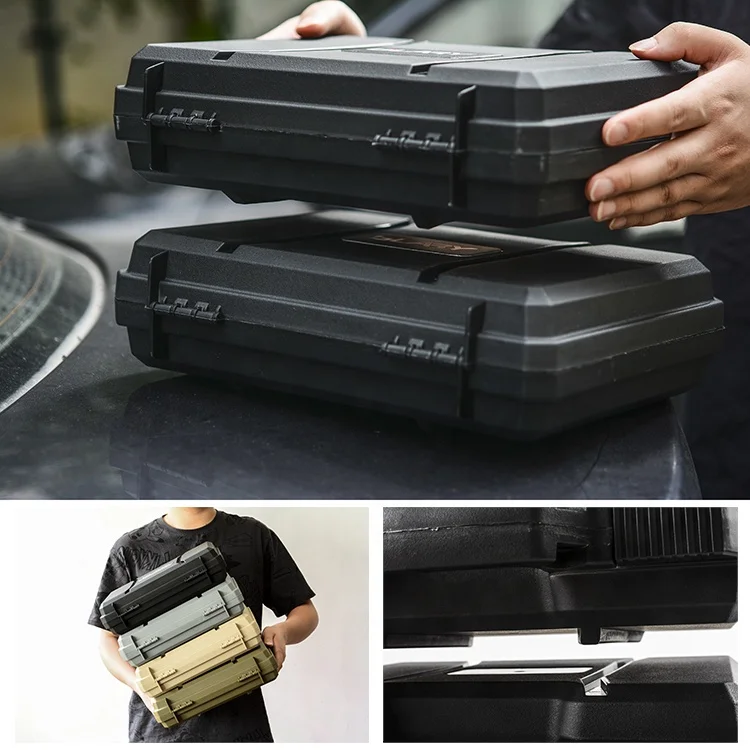 GLARY Portable Plastic Hand Gun Case - Durable & Reliable