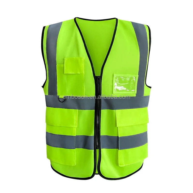 Reflective Safety Vest Construction Safety Clothing Custom High ...