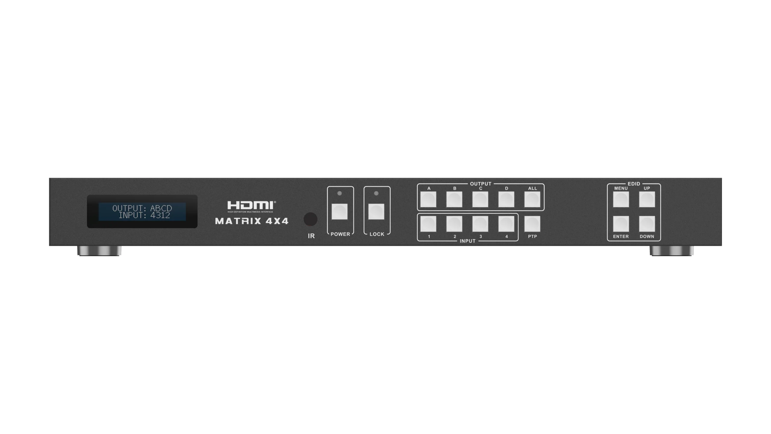 HDBaseT hdmi matrix 4k 4X4 70M 150M 4:4:4 HDCP2.2| Alibaba.com