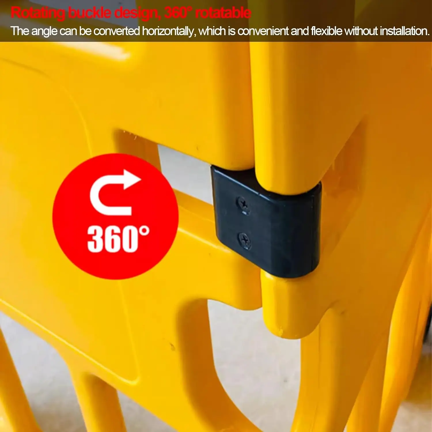 Benc Malls Elevators Temp Pedestrian Restricted Zones Flexible 4-panel ...