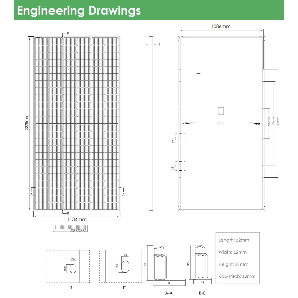Jinko 540-560W MONO-FACIAL MODULE tiger Pro P-Type Mono Cast ...