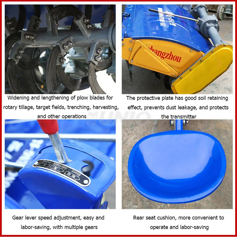 18hp Diesel Power Tiller - High Productivity & Easy Operation