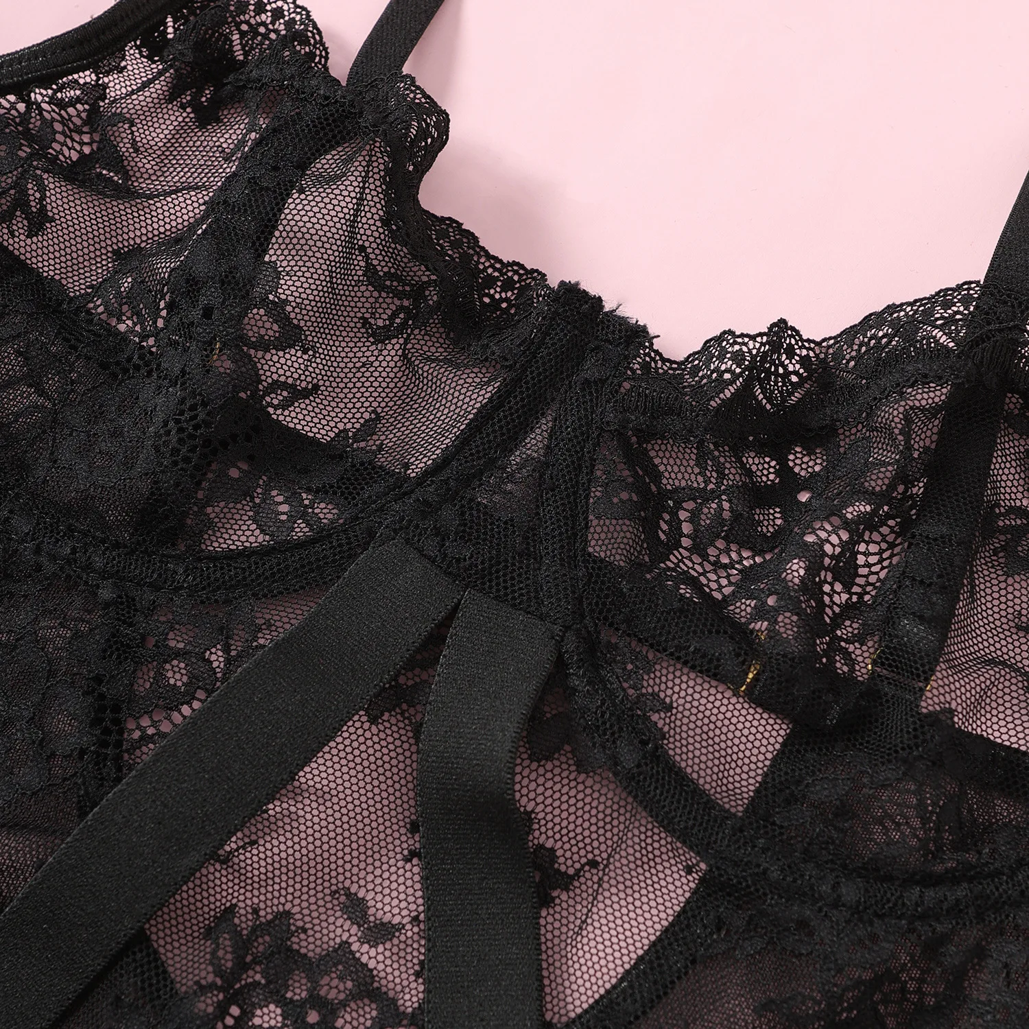 Chuangerm Pure Lace Heavy Craft Metal Chain Mesh Breathable Thin High ...