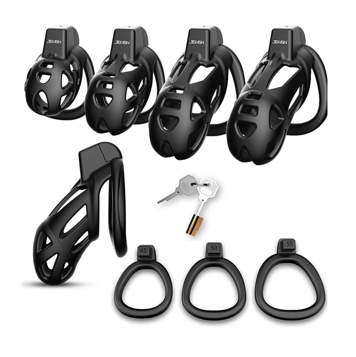 4 Sizes Lightweight Ventilation Chastity Cage Small Male Penis Cage ...