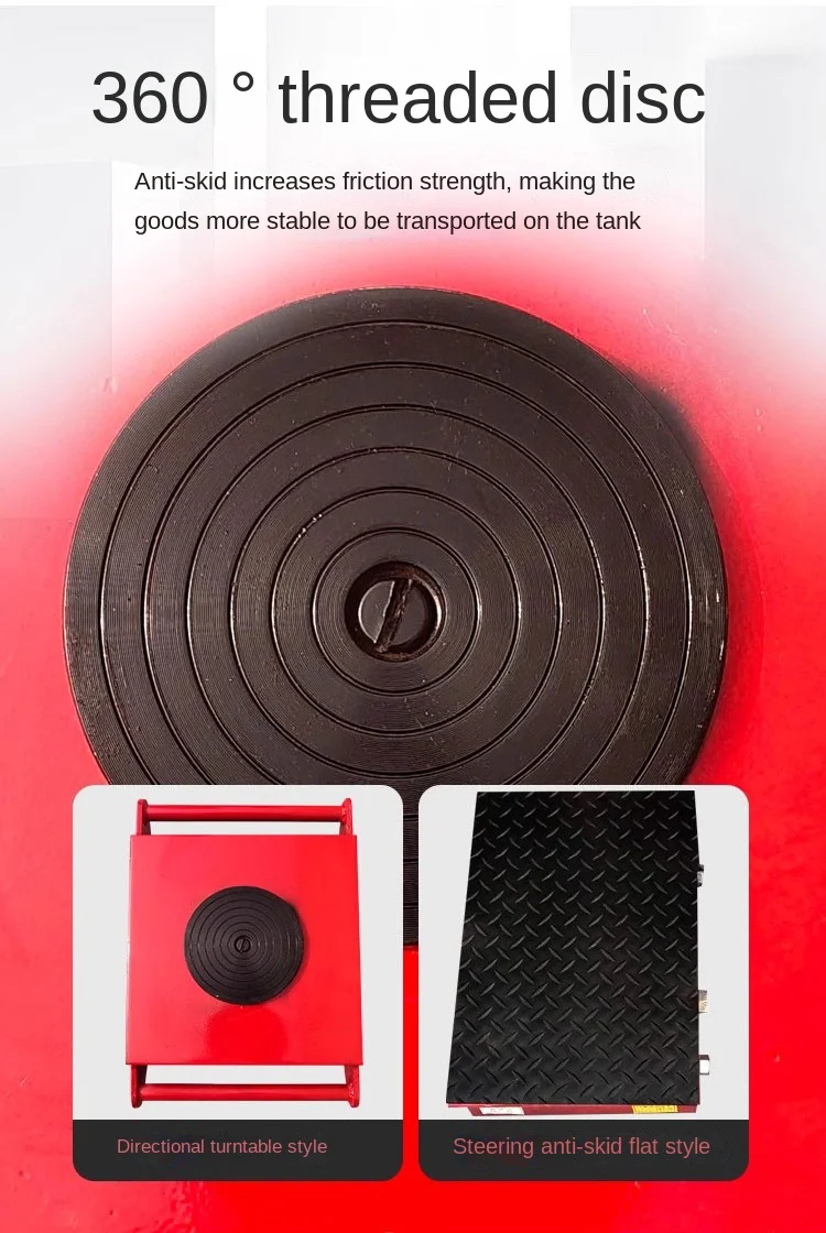 Crd-8t Moving Handing Cargo Trolley 180 Degree Heavy Duty Cargo Pallet ...