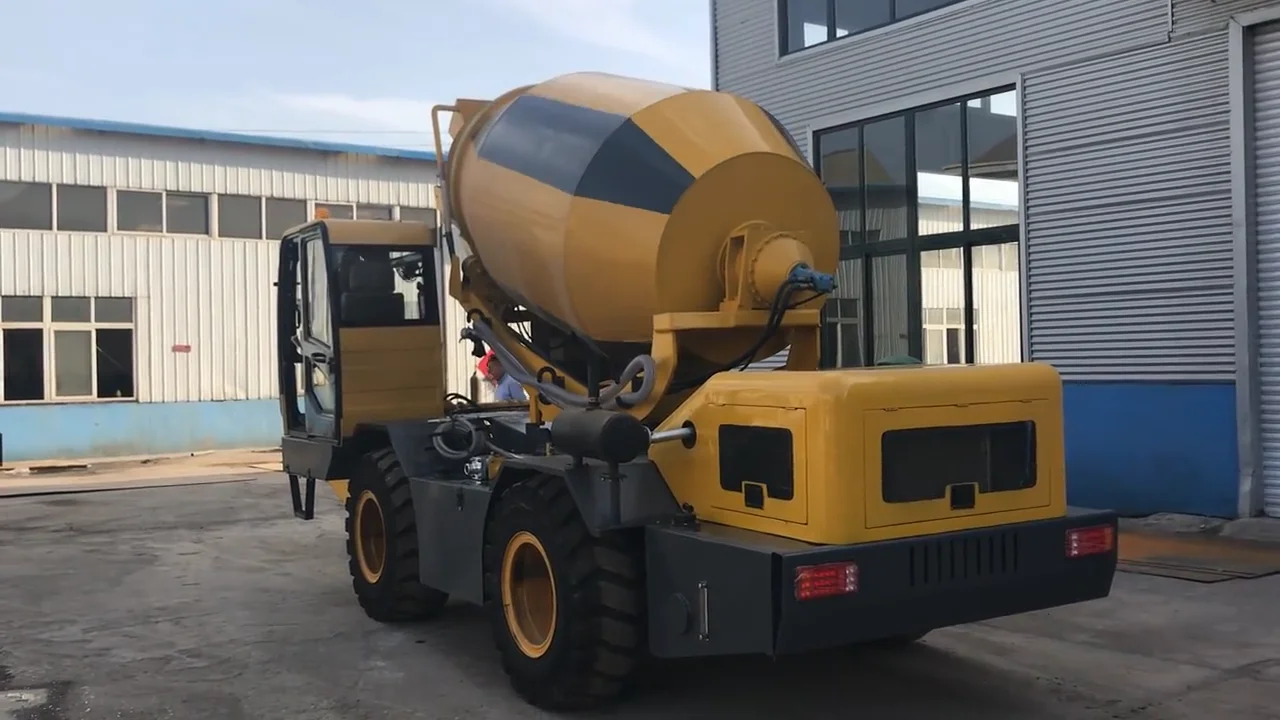 Self Loading Concrete Drum Mixer Truck 3cbm Spare Parts Auto Self Loading Mixer - Buy Self ...