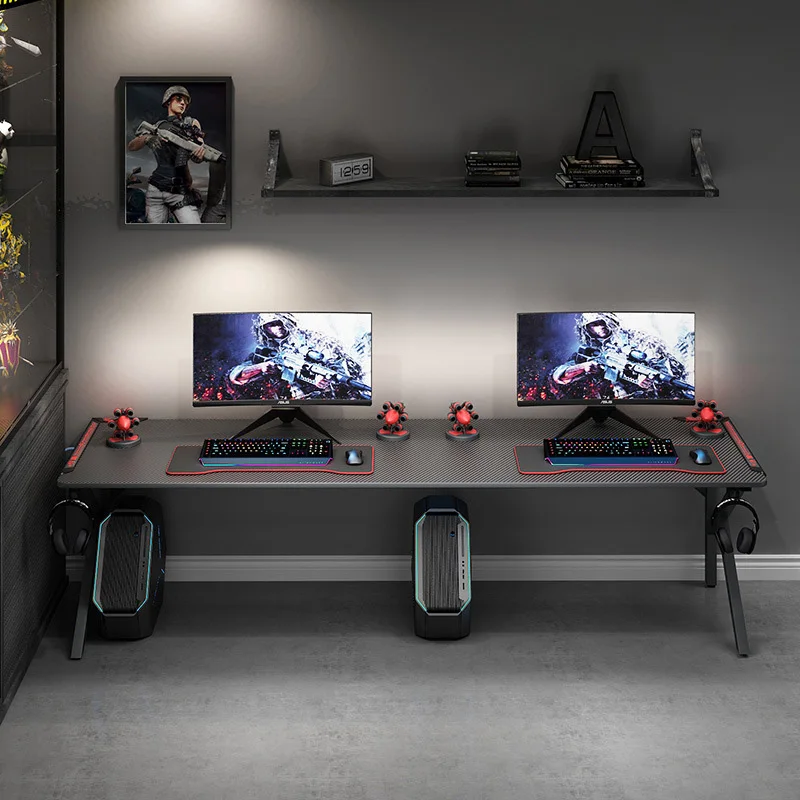 2 M Esports Double Long Bureau Led Lights Computer Escritorio 1 Piece K ...