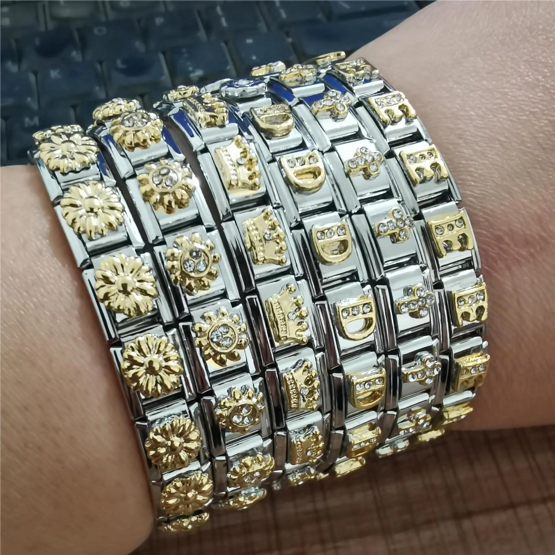 Italian Charms Bracelet Italian Link Bracelet New Trendy| Alibaba.com