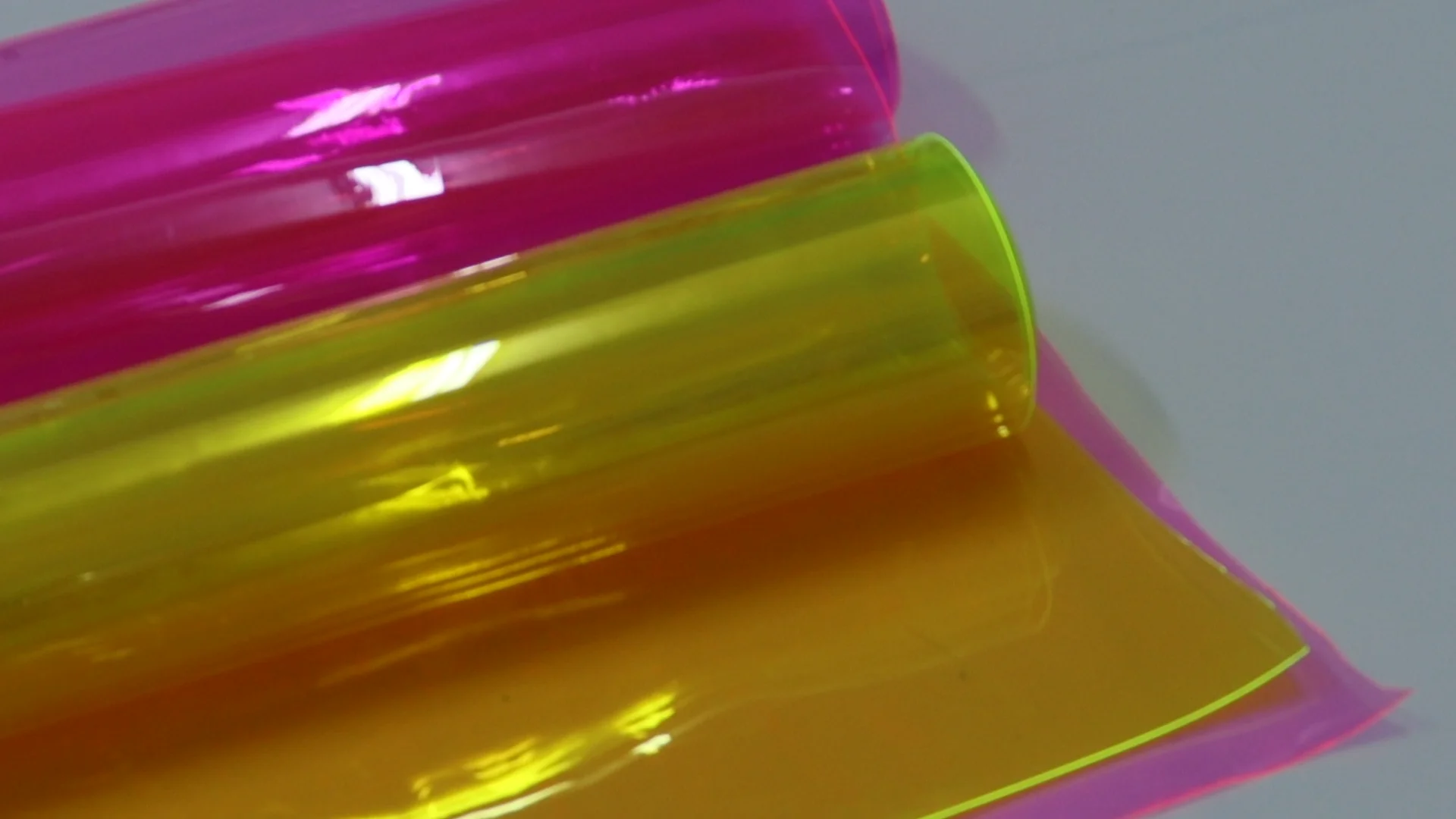 Super Fluorescent Transparent Pvc Color Pvc Film Flexible Transparent ...
