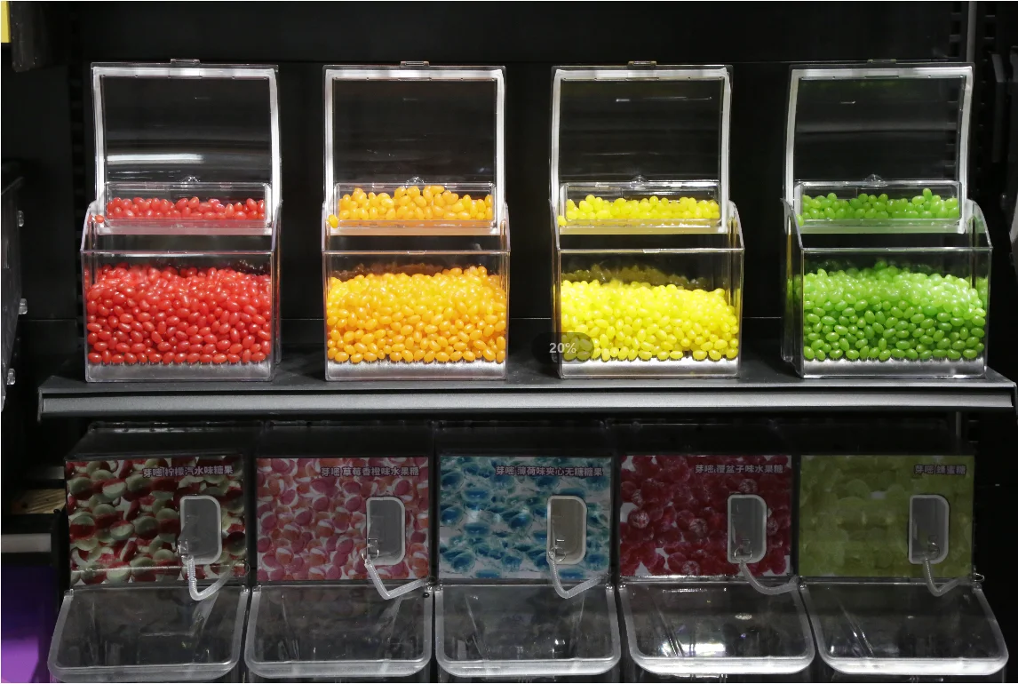 Ecobox Manufacturer Storage Bins Clear Candy Nuts Seeds Container Bulk ...