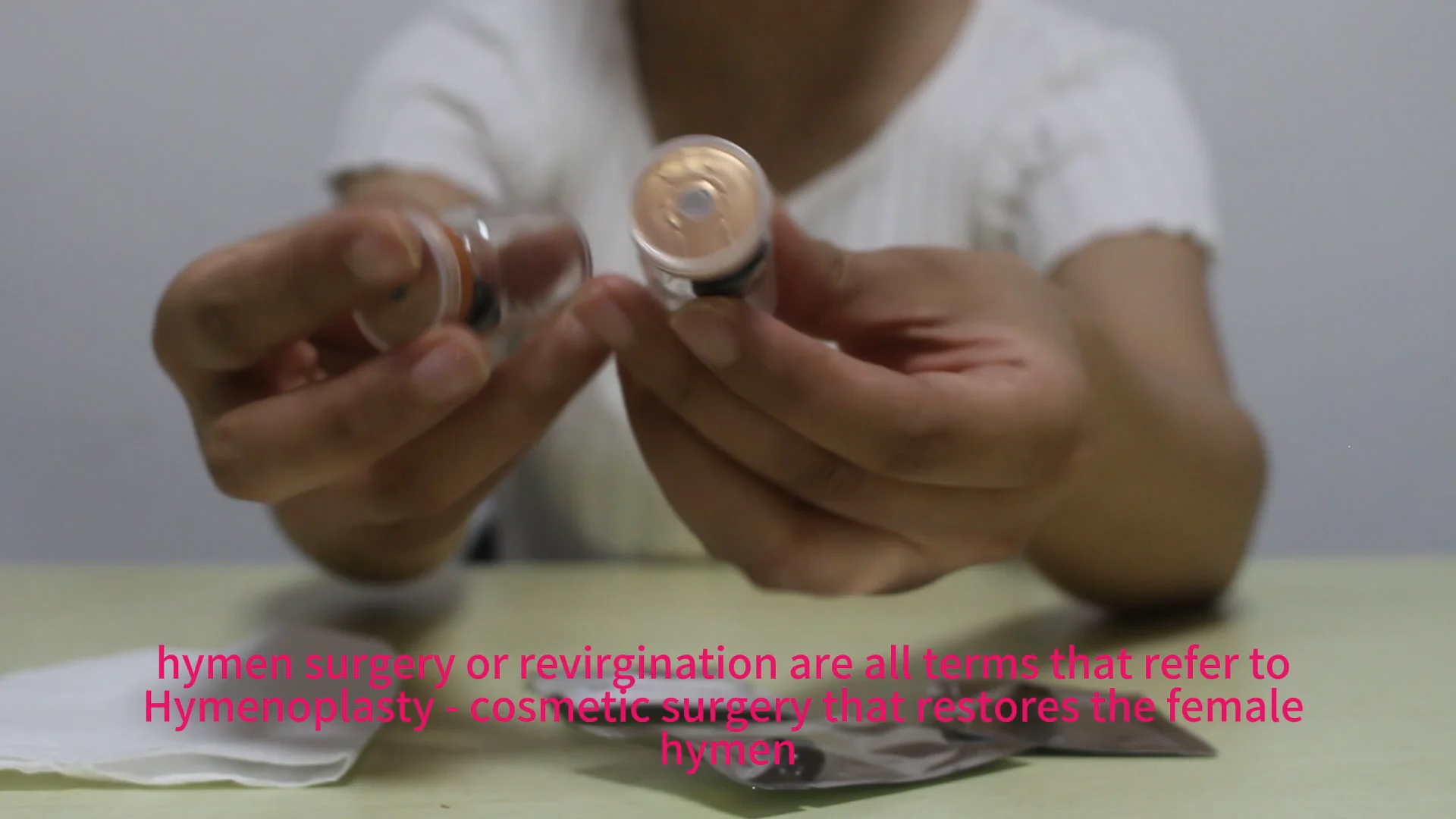 Custom Logo Artificial Fake Virgin Blood Again Hymen Capsule First ...