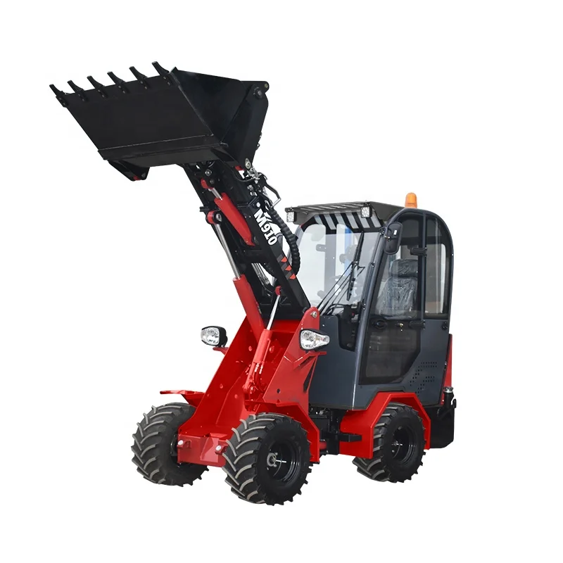 1 Ton Mini Front Loader Farm Agricultural Telescopic Shovel Wheel ...