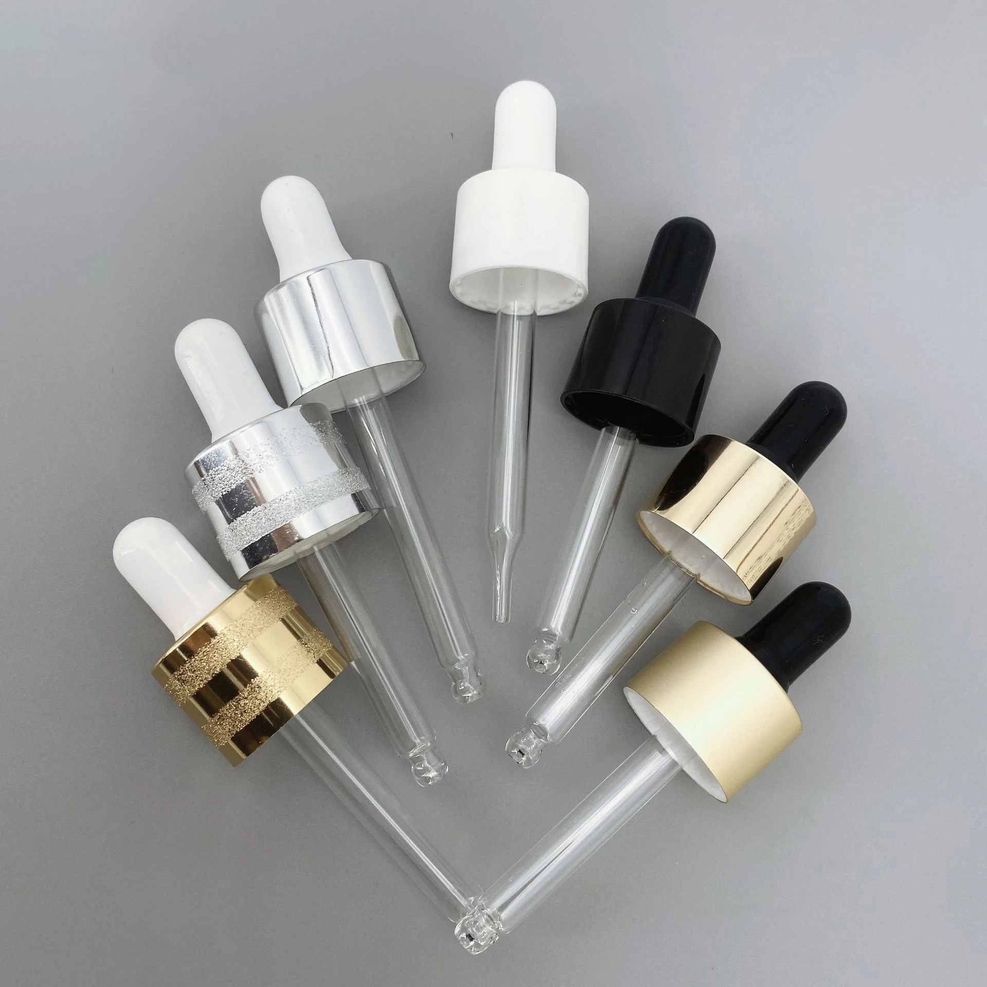 Luxury 20ml 30ml Amber Glass Dropper Bottles Essential Oil Bottle ...