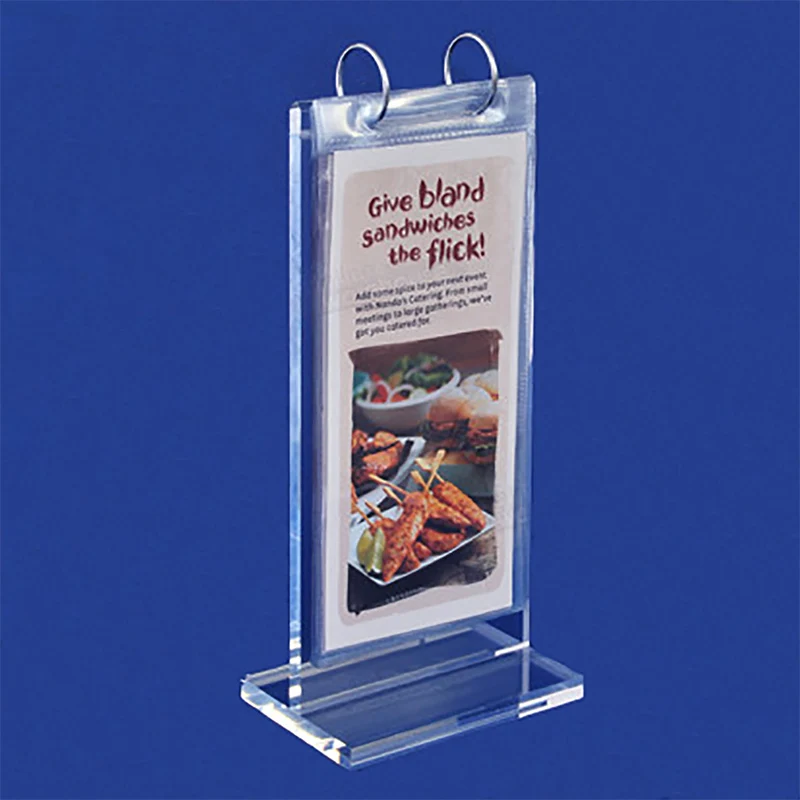 Acrylic Flip Menu Holder A4 A5 - Stylish & Functional