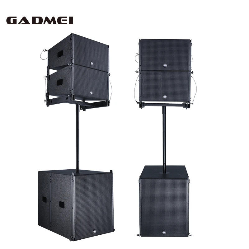Powered Outdoor Speaker Line Array System Professional 18" Subwoofer ...