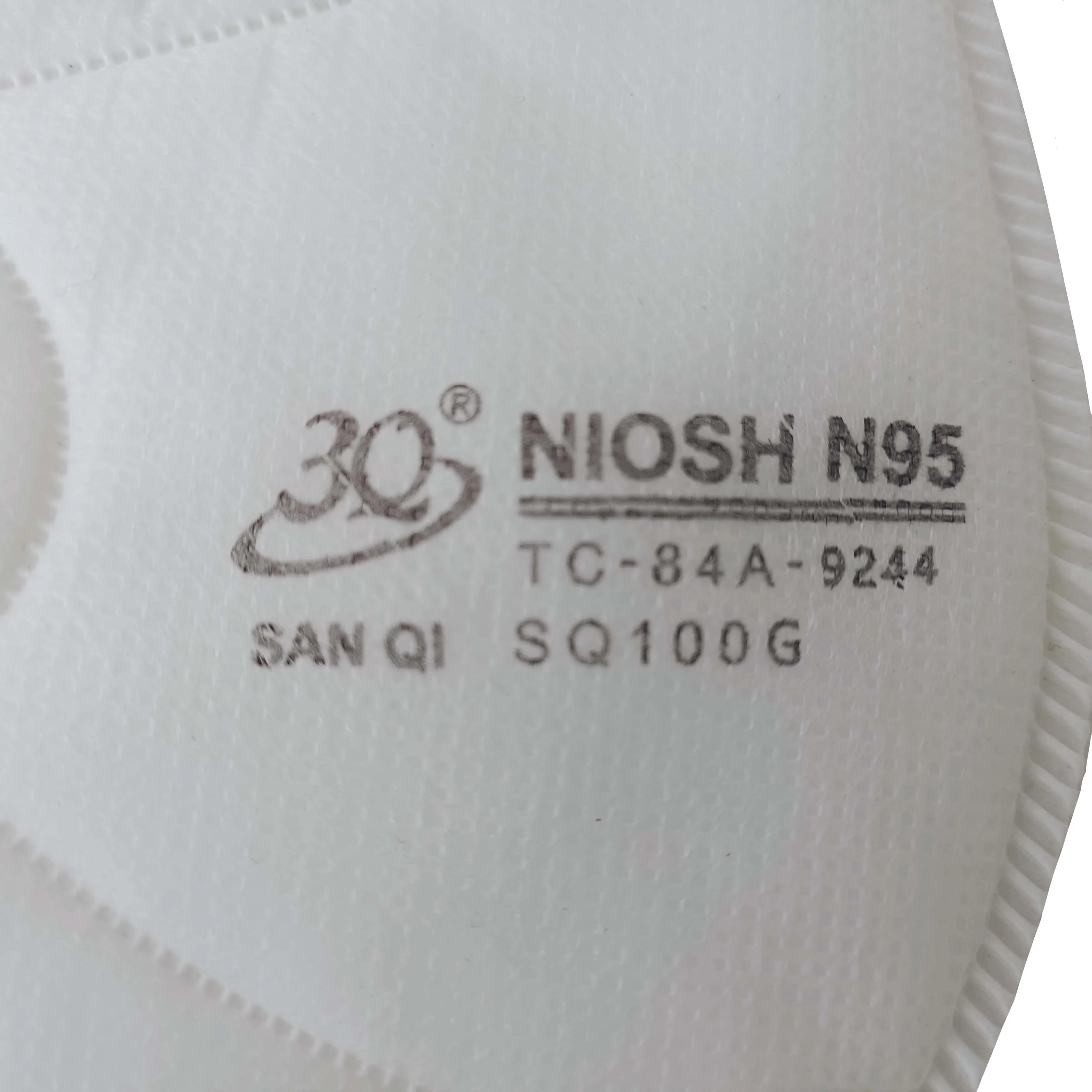 Niosh Approved Flat Folded 42cfr 84 Standard Pfe 95 Particulate 3q Anti ...