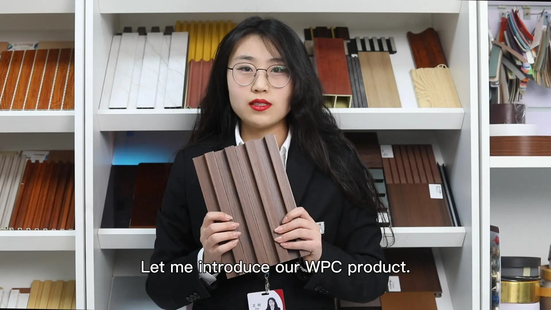 Decorative Wallboards Square Black Gold Ceiling Louver Wpc Fluted ...