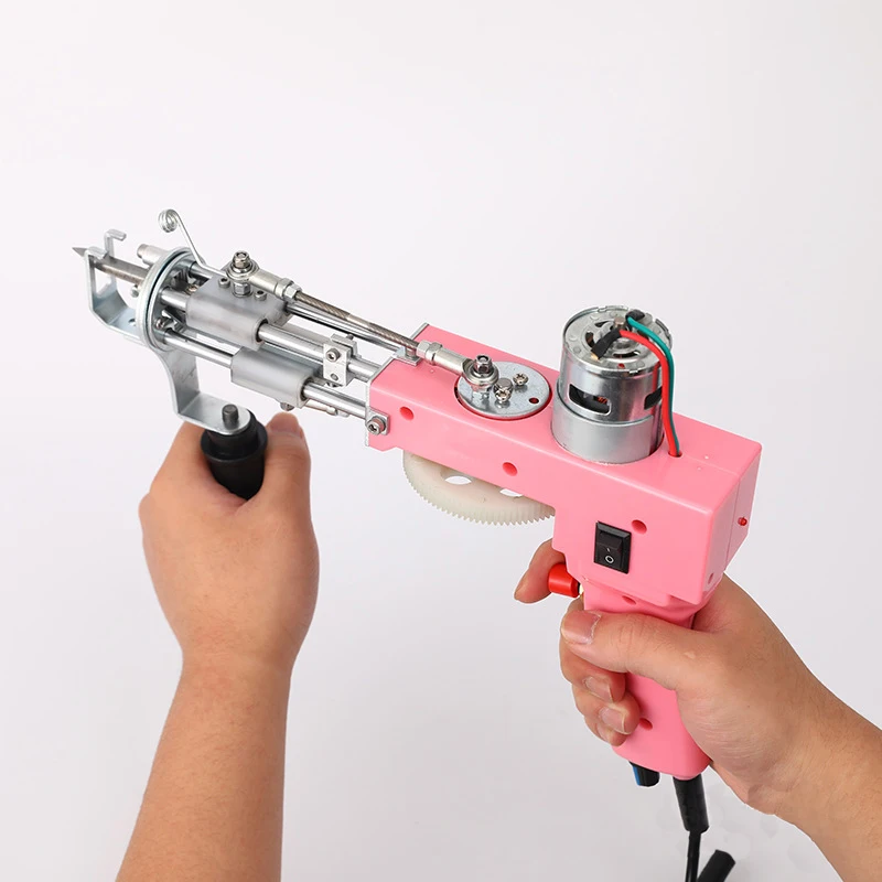 Two-in-One Electric Tufting Gun for Loop and Cut Pile Rugs - Versatile ...