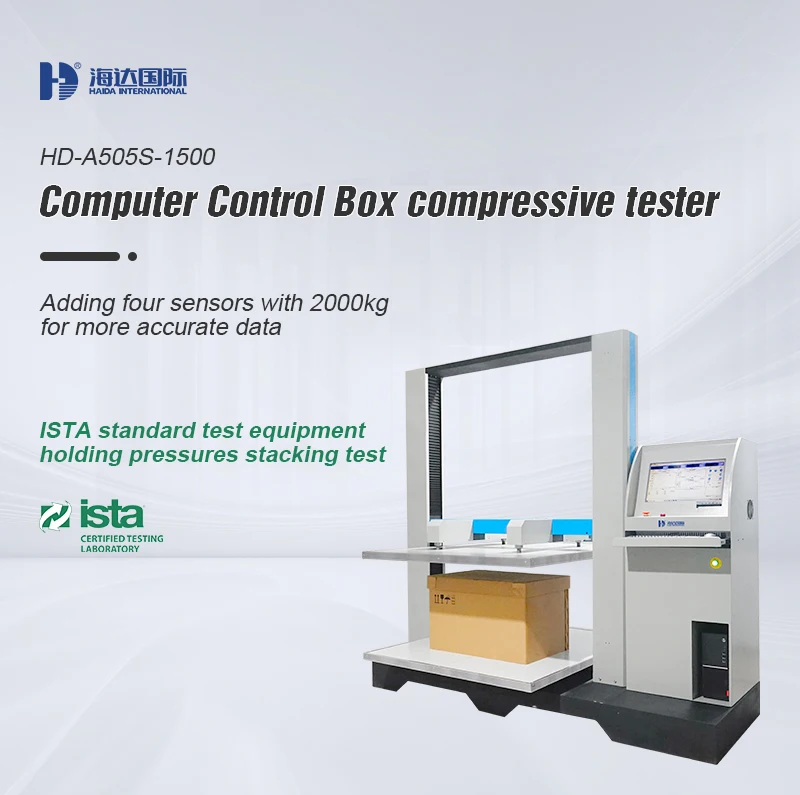 Carton & Paper Box Compression Strength Test Equipment Packaging Carton ...