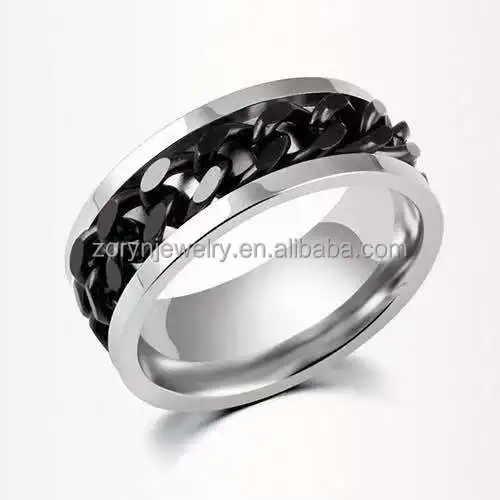 Stainless Steel Titanium Punk Finger Rings - Funky & Durable