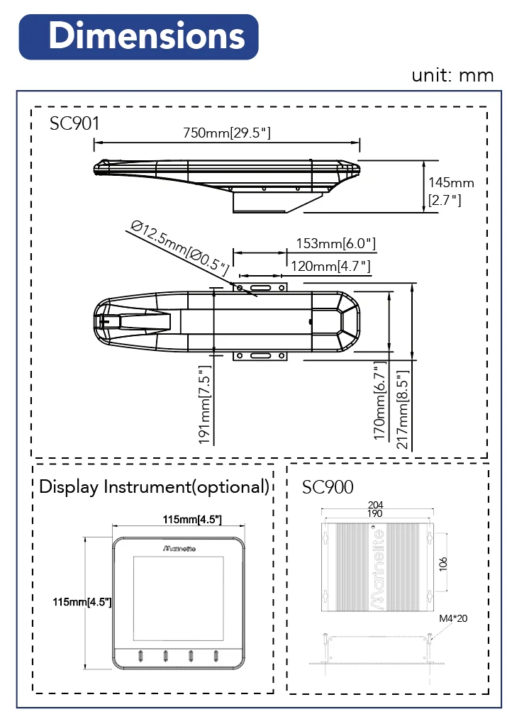 Marinelite SC90 Satellite Compass - Precision Marine Navigation