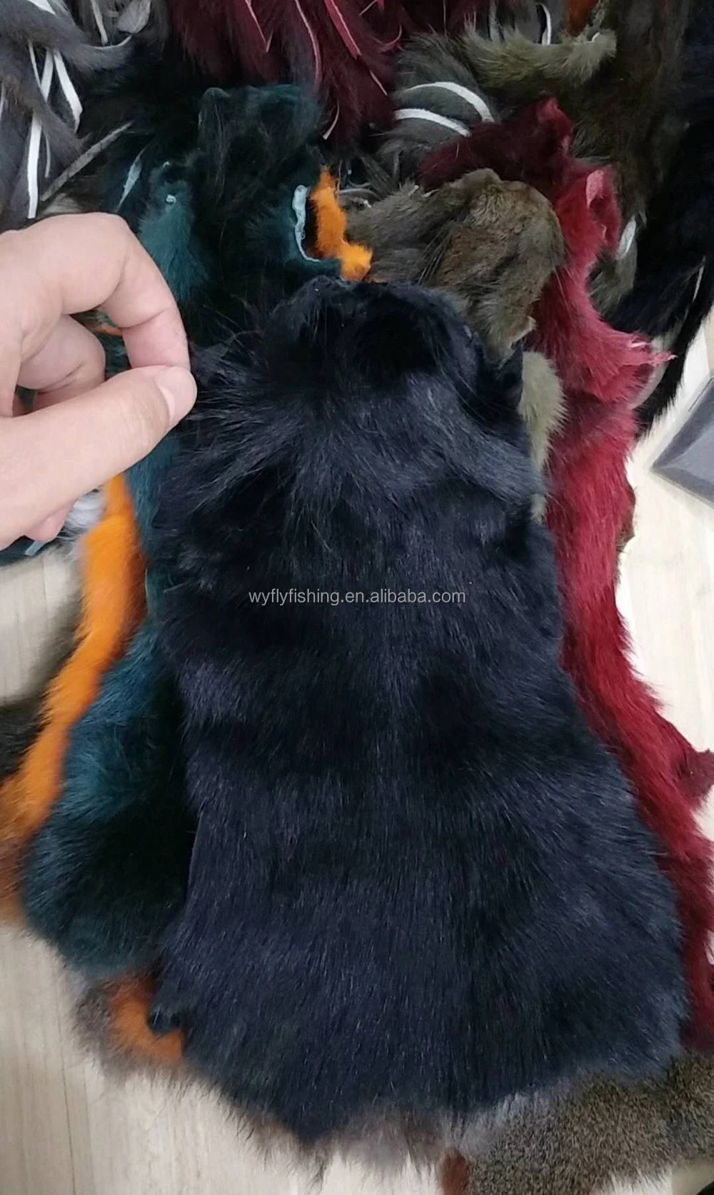 Fly Fishing Squirrel Fur Whole Squirrel Skin Natural Thick Hair Zonker ...