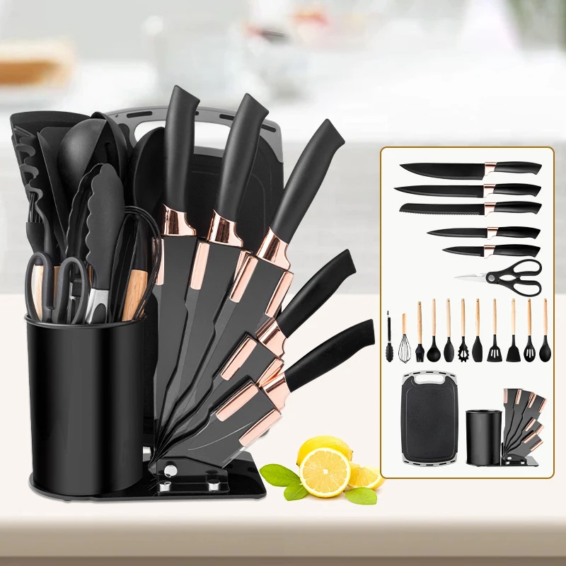 19pcs Heat Resistant Silicone Kitchen Accessories Set