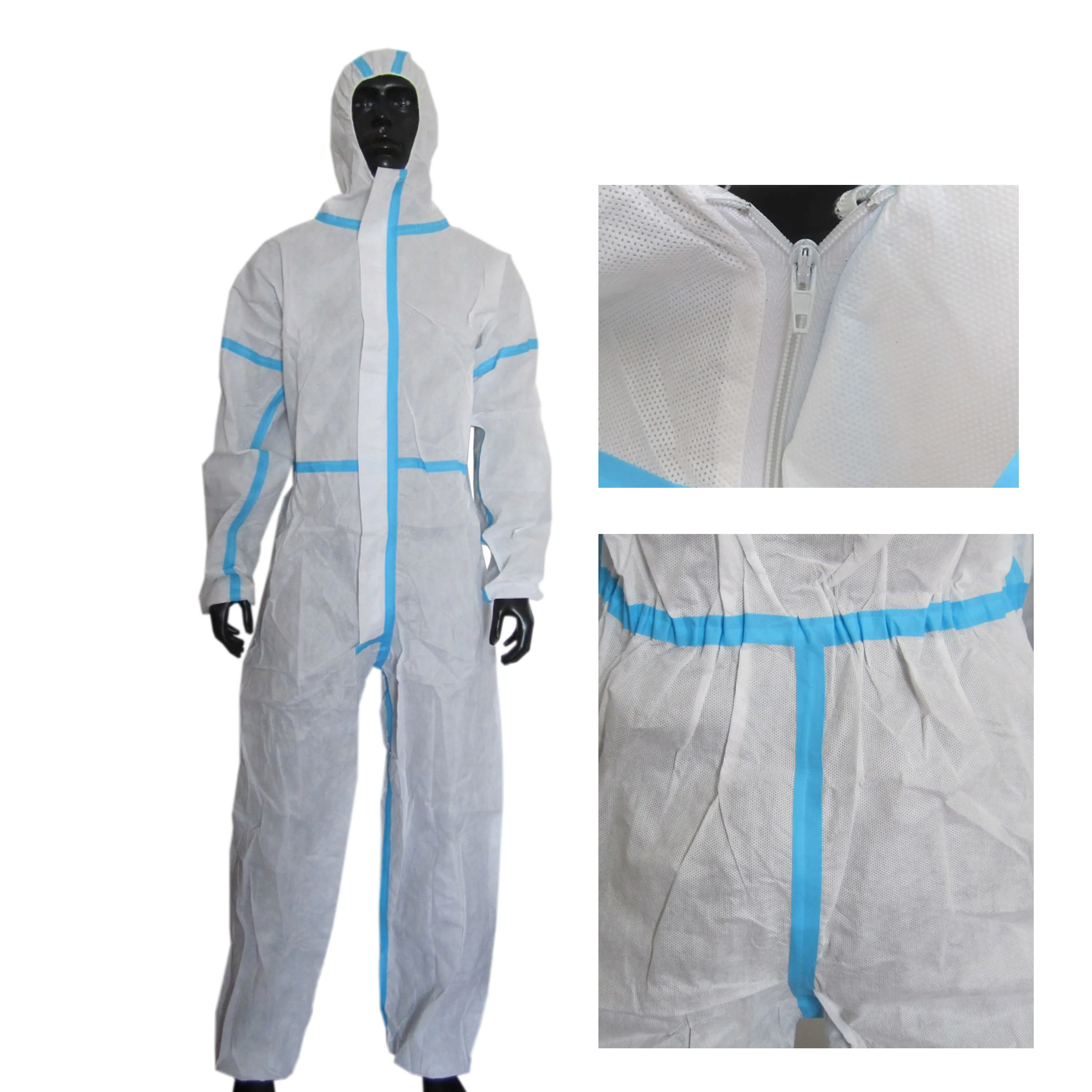 Wholesale Elastic Cuff Tyvek Disposable Coverall Suite Providing ...