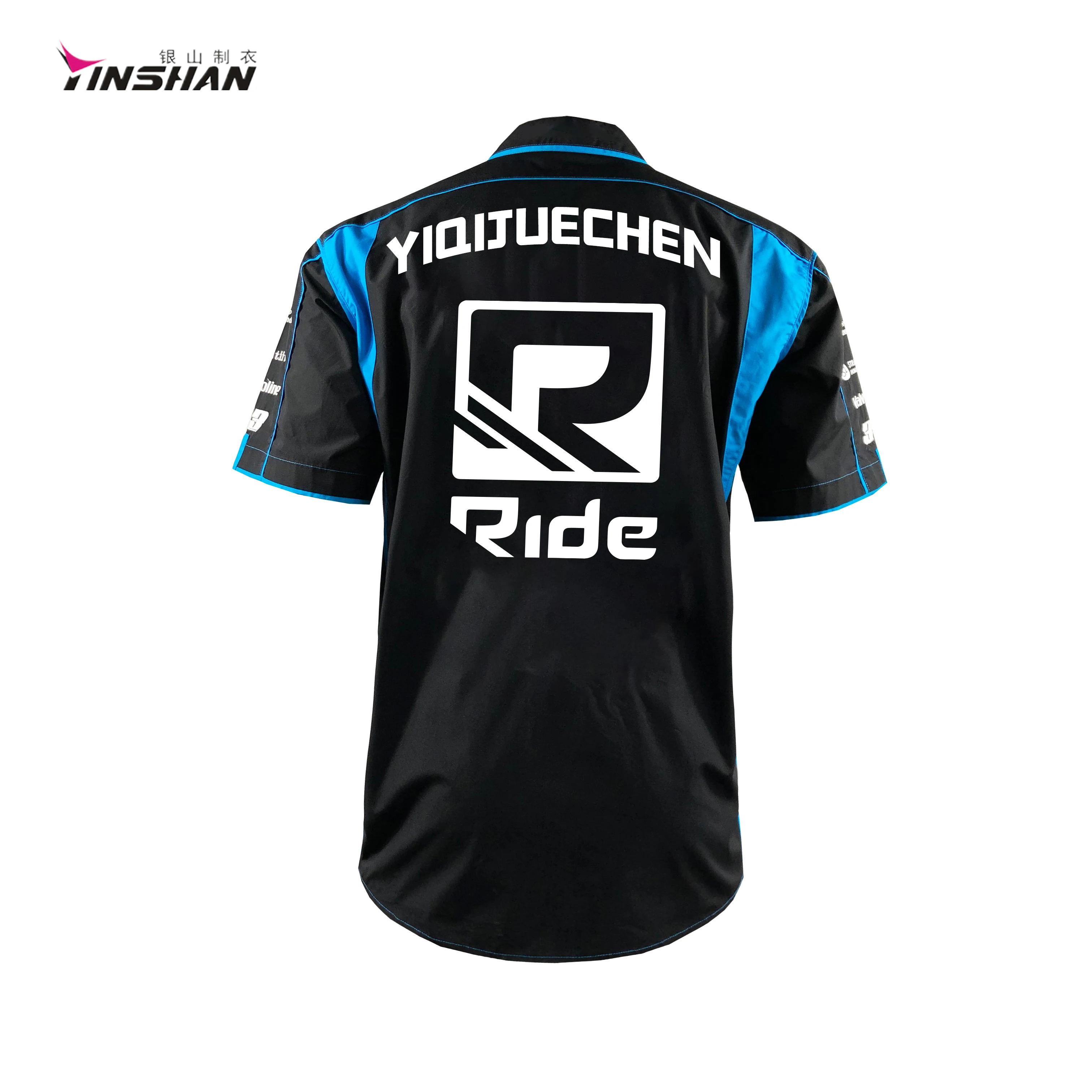 Oem 100% Polyester Sublimated Racing Team Wear Shirt Moto Racing Shirt ...
