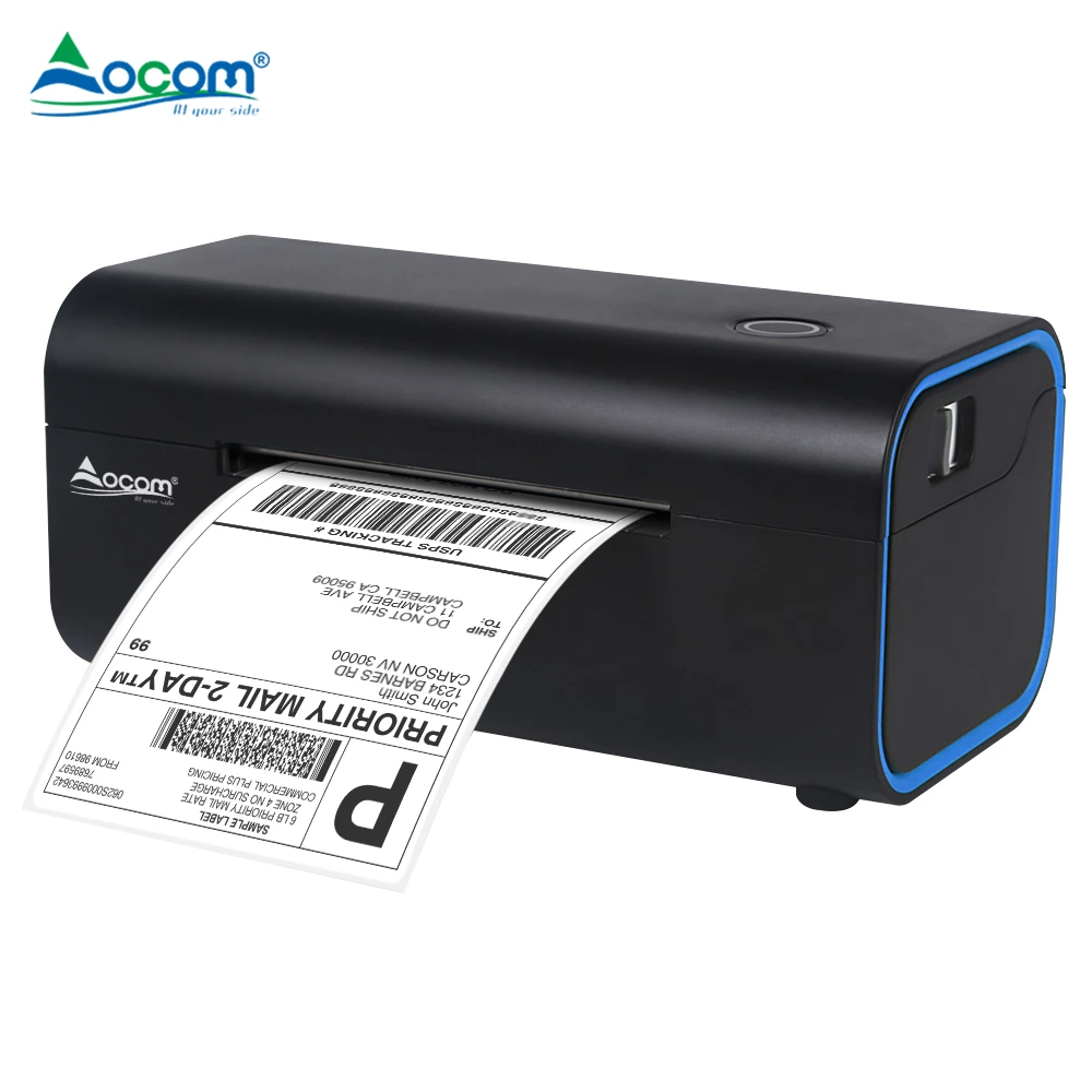 Ocbp-402dt Ocom 4-inch Direct Thermal Printer 4x6 Waybill Package ...