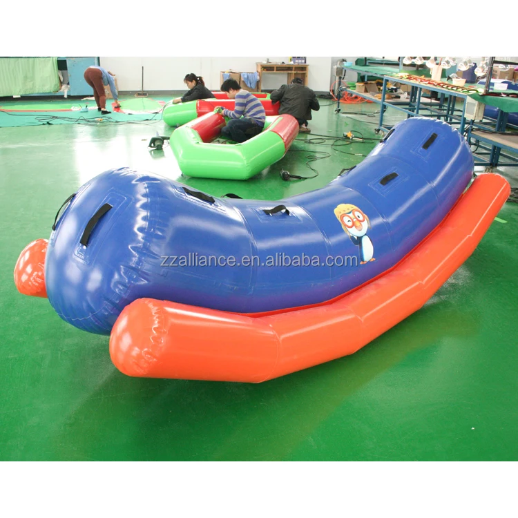 inflatable water totter water park seesaw inflatable pool water game ...