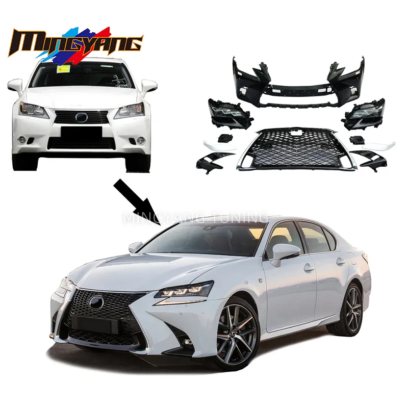 Car bumpers facelifts body kit for Lexus GS200T GS250 GS300 GS300H ...