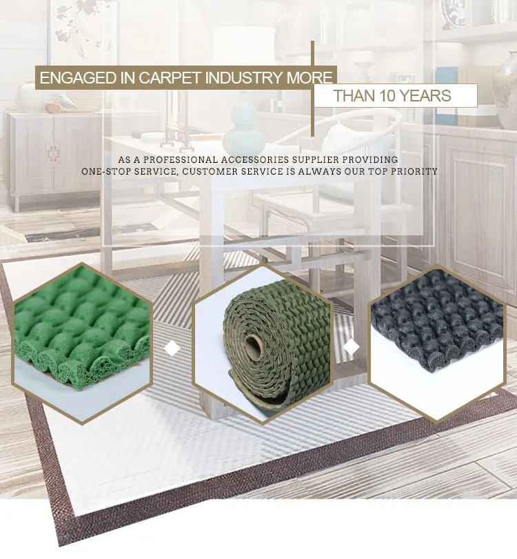 Wholesale Price 6mm-11mm Waffle Carpet Sponge Rubber Underlay - Buy ...