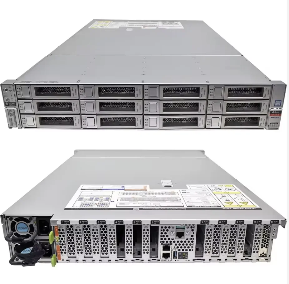 For Sun Oracle X8-2L Rack Server 2x Silver 4108 64GB RAM 12x LFF 3.5 ...