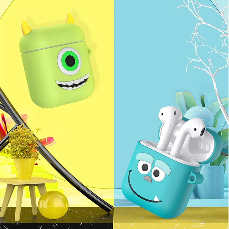 Honatop Cute Cartoon 3d Silicone Character Designs For Air Pods Cover ...