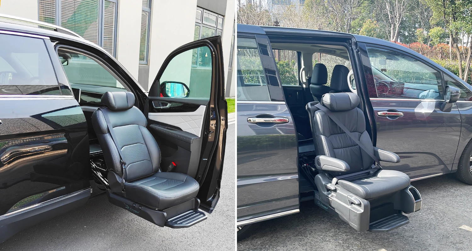 Adjustable Electric Swivel Car Seat for Disabled & Elderly | Remote ...