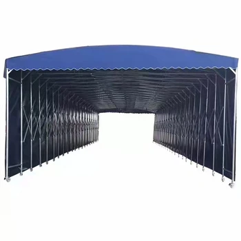 3mx3m To 12mx50m Movable Push-pull Electric Event Sliding Sunshade Canopy,Outdoor Large ...