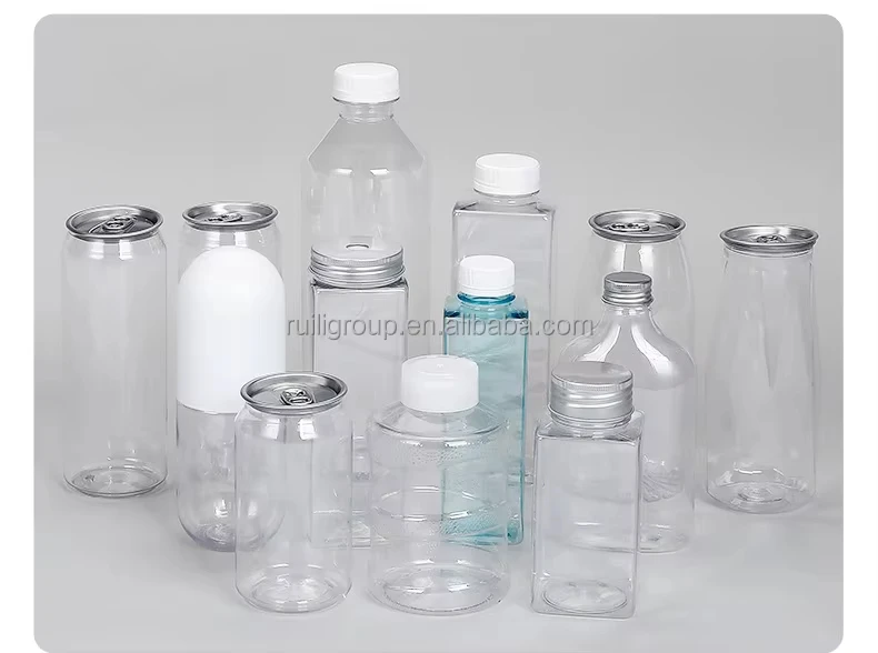 OEM PET Plastic Cans With Logo High Quality Transparent Plastic Can ...