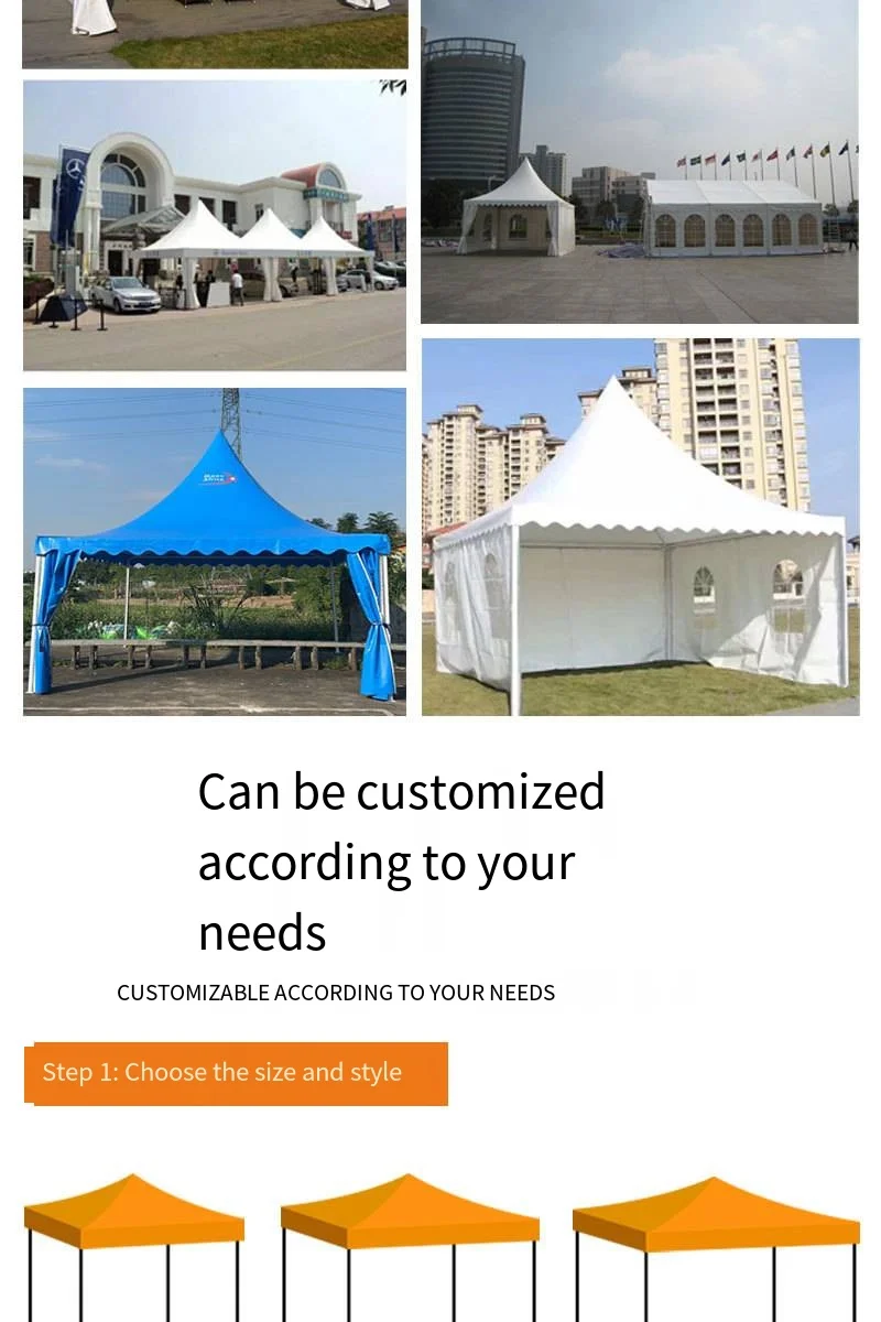 Custom Banquet Event Tent Exhibition Spire Canopy Outdoor Wedding ...