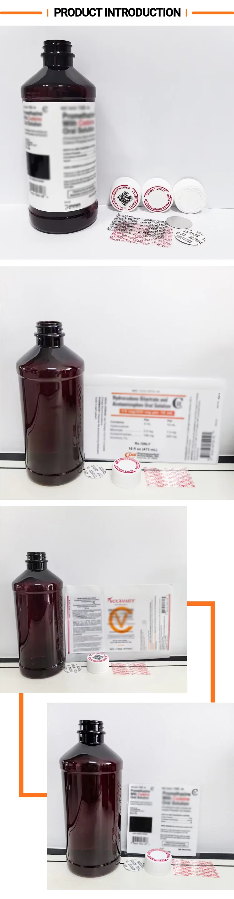 2025 New PAI ARCH Bottles Syrup PET Lean Bottles for Wockhardt