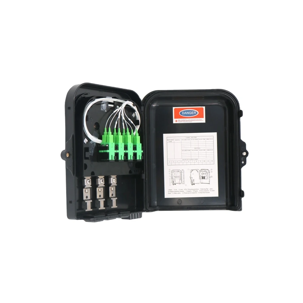 Cajas Nap De 8 Puertos 8 Port Waterproof Ftth Fiber Optic Terminal Box ...