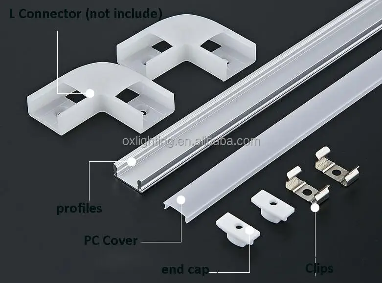Alu Profile 8mm 12mm - Durable Aluminum Extrusion Channels