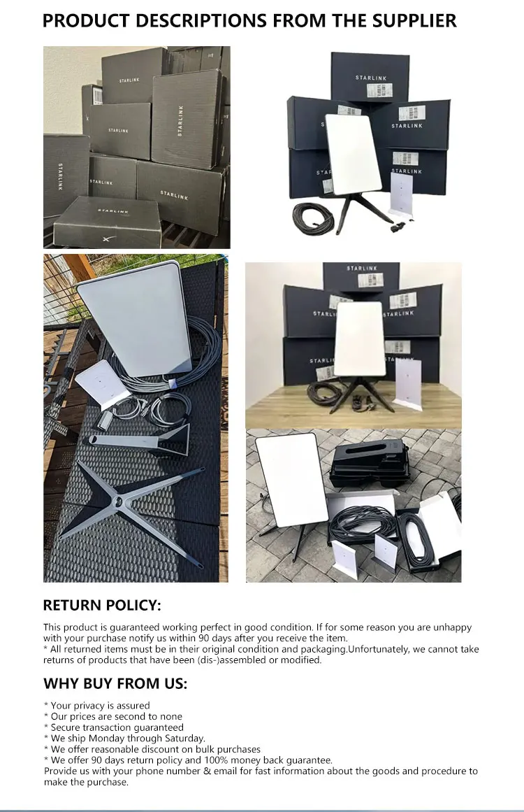 Starlink Satellite Internet Kit V2 - High-Speed & Reliable