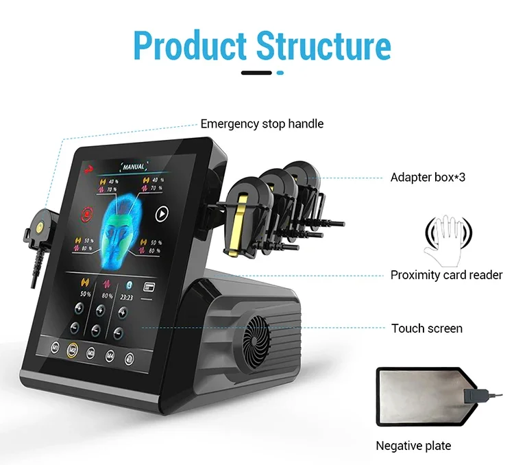 Professional Forehead Check Lifting Ems Face Muscle Shape Emrf Em Rf ...