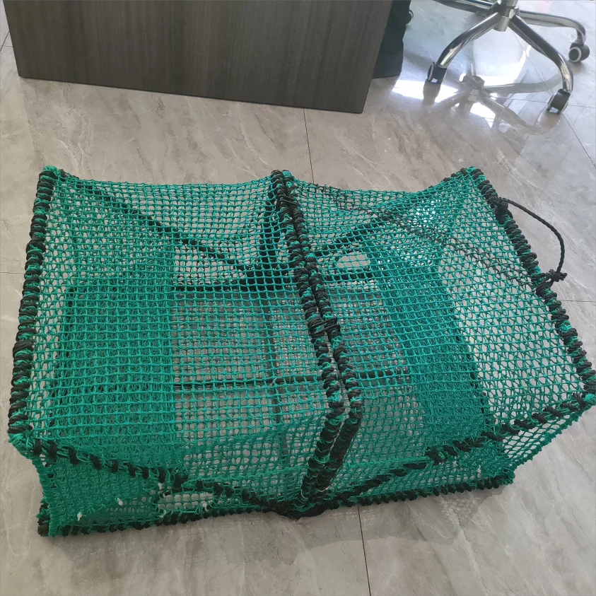 Norway Fold up Crab Trap Cages Floats with Bait Bags Escape Rings ...
