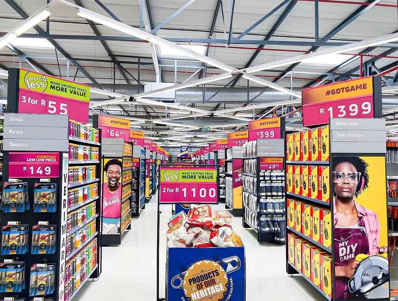 Retail Store Metal Steel Slatwall Panel Security Hanging Display ...