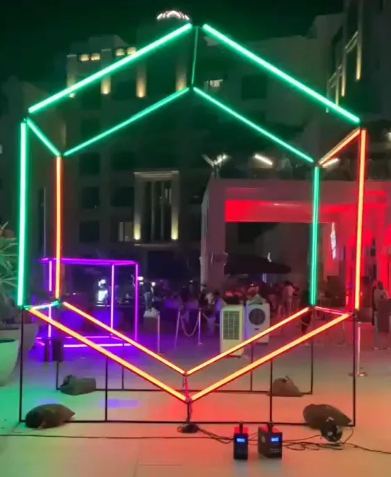 Disco DJ Light 24V 360 Degree Pixel Led Tube Bar RGB Full Color Party ...