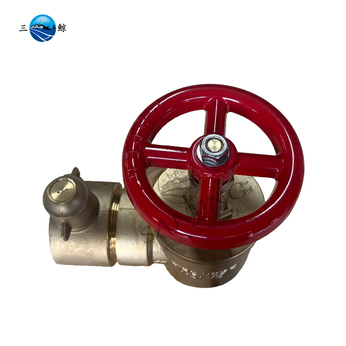 2.5" Right Angle Landing Valve BS336 Instantaneous Outlets With Chain ...