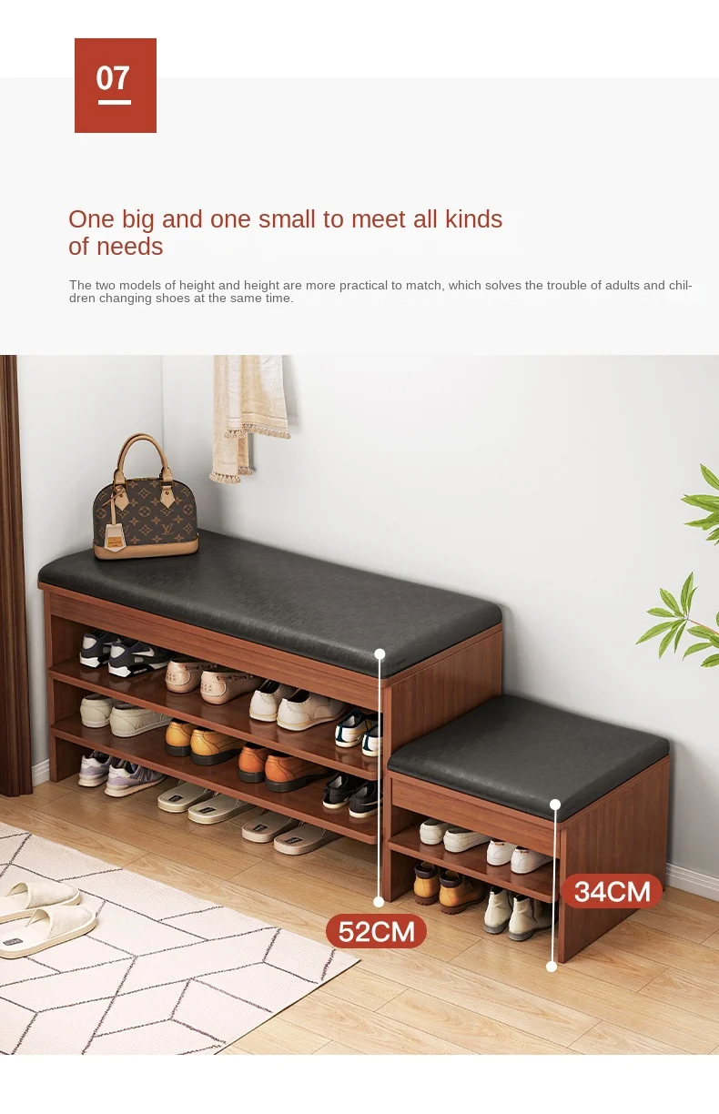 Sitting Shoe Changing Stool Home Doorway Footstool Small Apartment Shoe ...