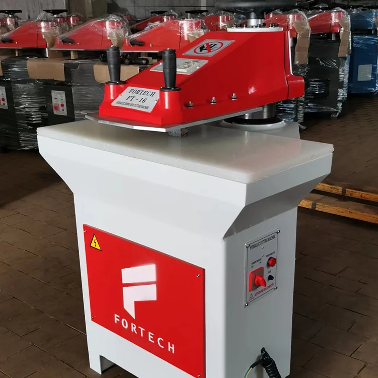 Pu/leather/pvc/fabric Swing Arm Hydraulic Clicker Press